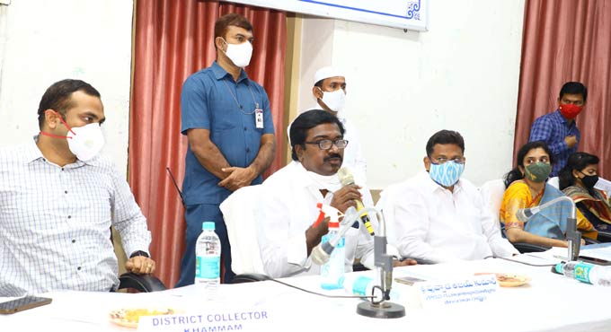 Act tough on sand mafia, Puvvada to officials