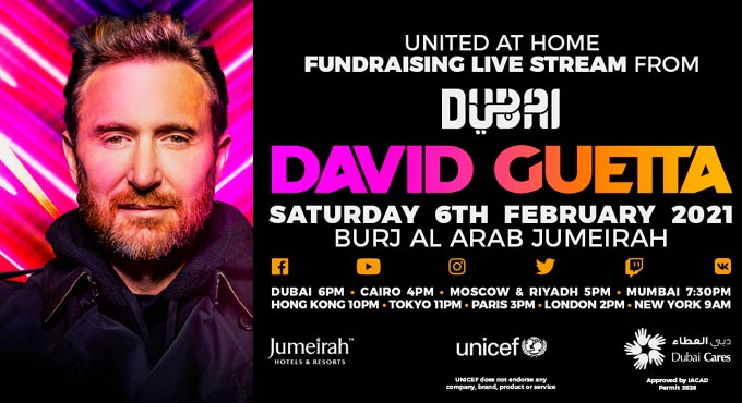 David Guetta to perform for online concert from Dubai's Burj Al Arab