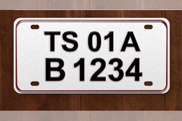 Secret behind the colours on a number plate