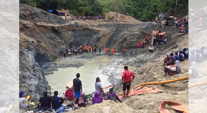 Illegal gold mine in Indonesia collapses, killing 3 workers