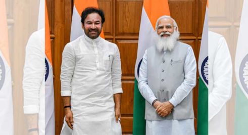 G. Kishan Reddy takes charge as Minister of Culture & Tourism