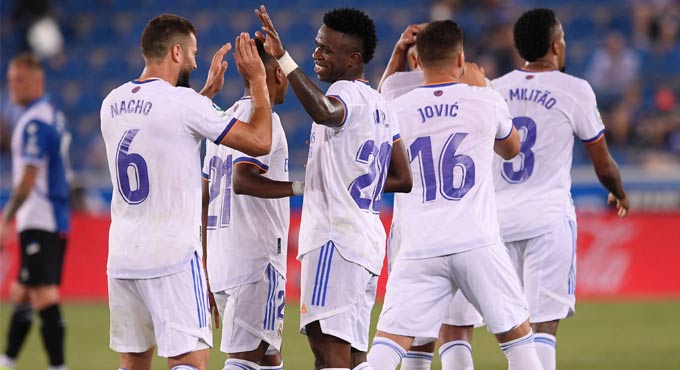 Real Madrid kick off season with 4-1 win away to Alaves