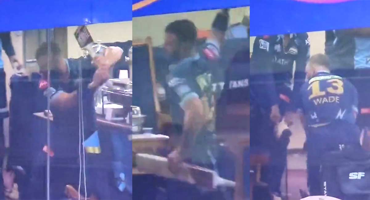 Matthew Wade smashes his bat in anger; found guilty of Level 1 offence ...