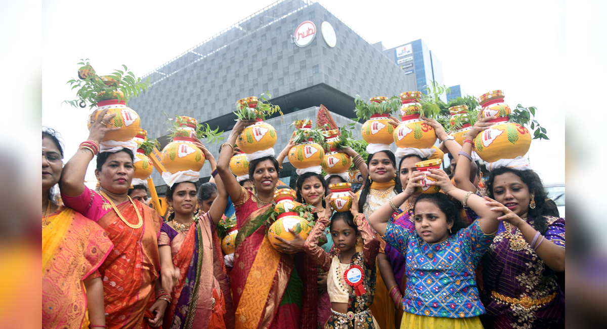 Bonalu celebrated with pomp and gaiety in Hyderabad